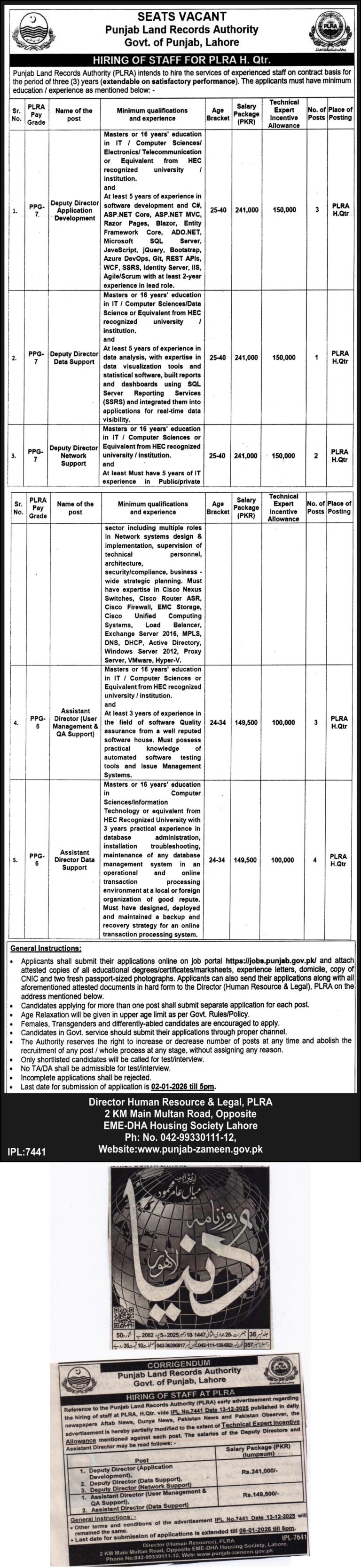 Today All Jobs » All Pakistan Government Jobs Updates